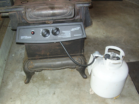 Carmen’s Clever Wood Stove Conversion | The Fiercely Frugal SAVAGE SISTERS